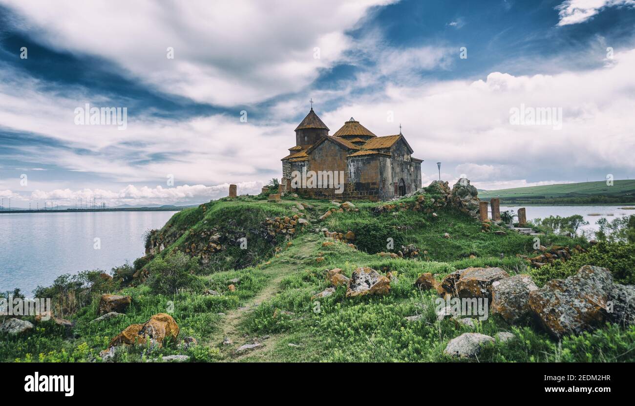 Armenia landscape illustration hi-res stock photography and images - Alamy