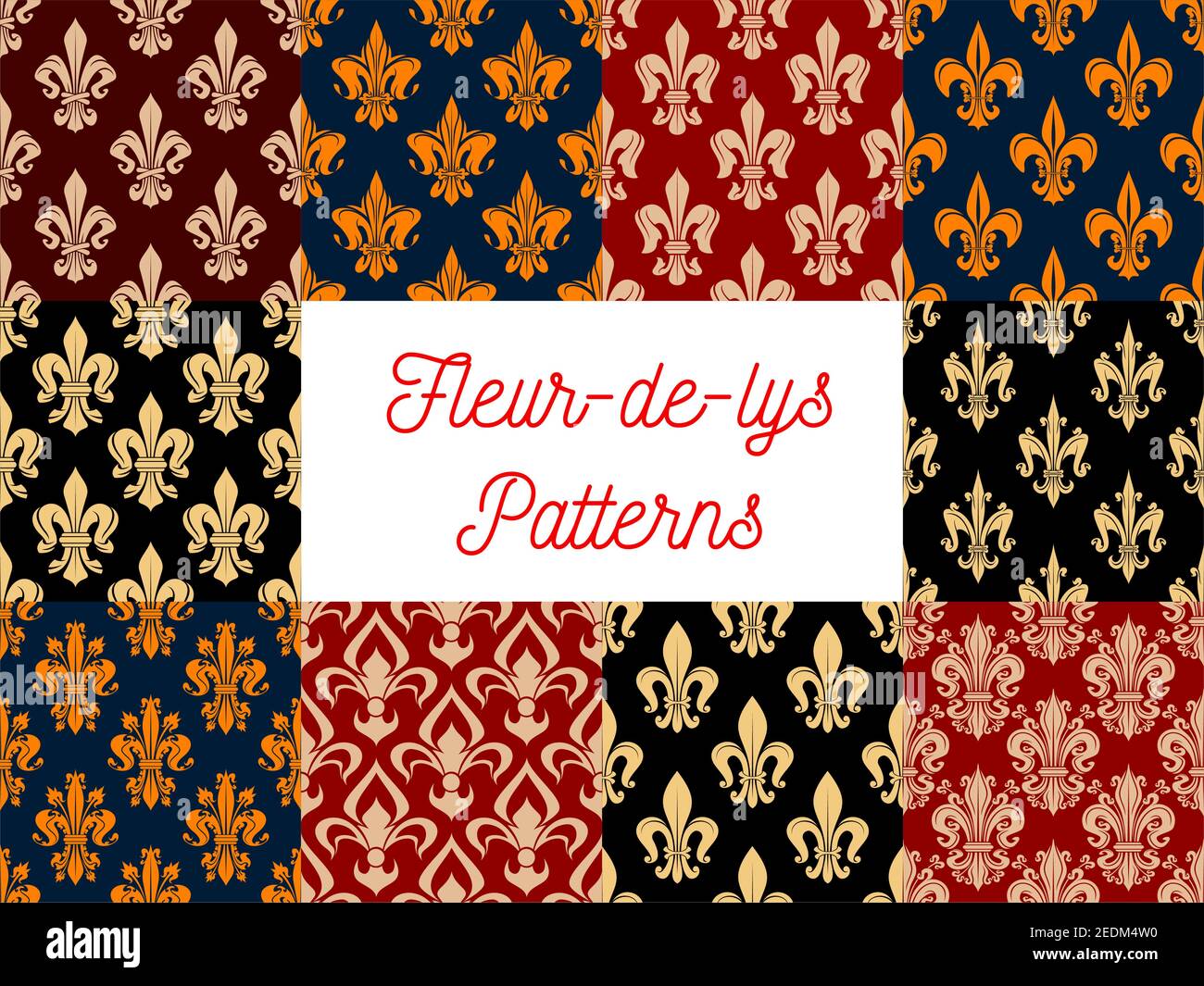 Motif de renaissance rococo Stock Vector Images - Alamy