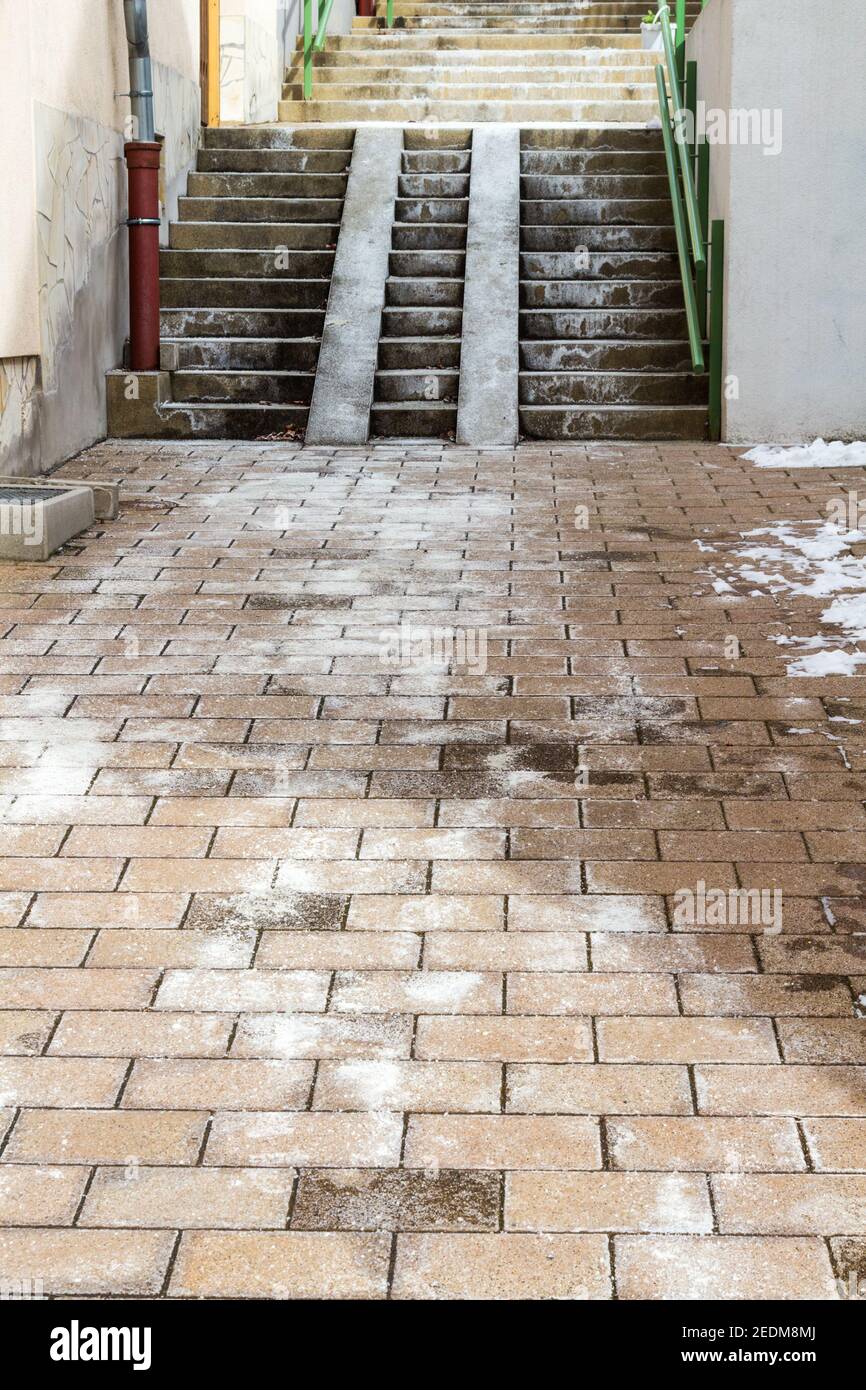 Ice stairs hi-res stock photography and images - Alamy