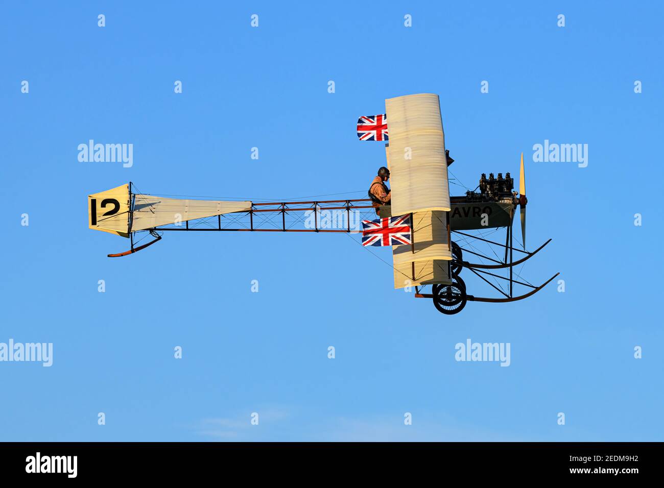 The iconic 1910 Avro Triplane Stock Photo - Alamy