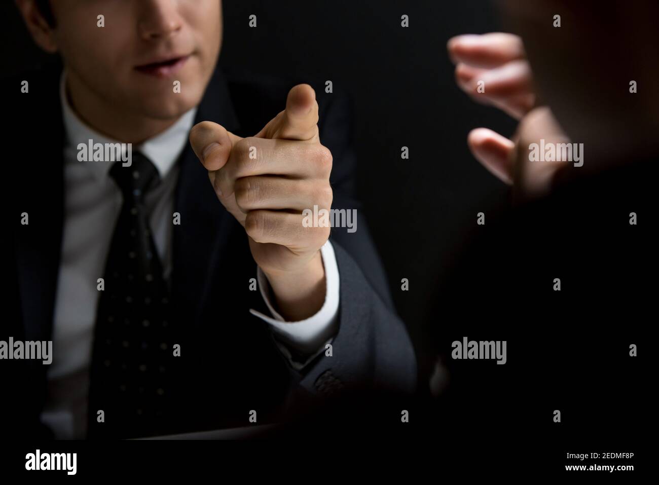 Suspect interview police hi-res stock photography and images - Alamy