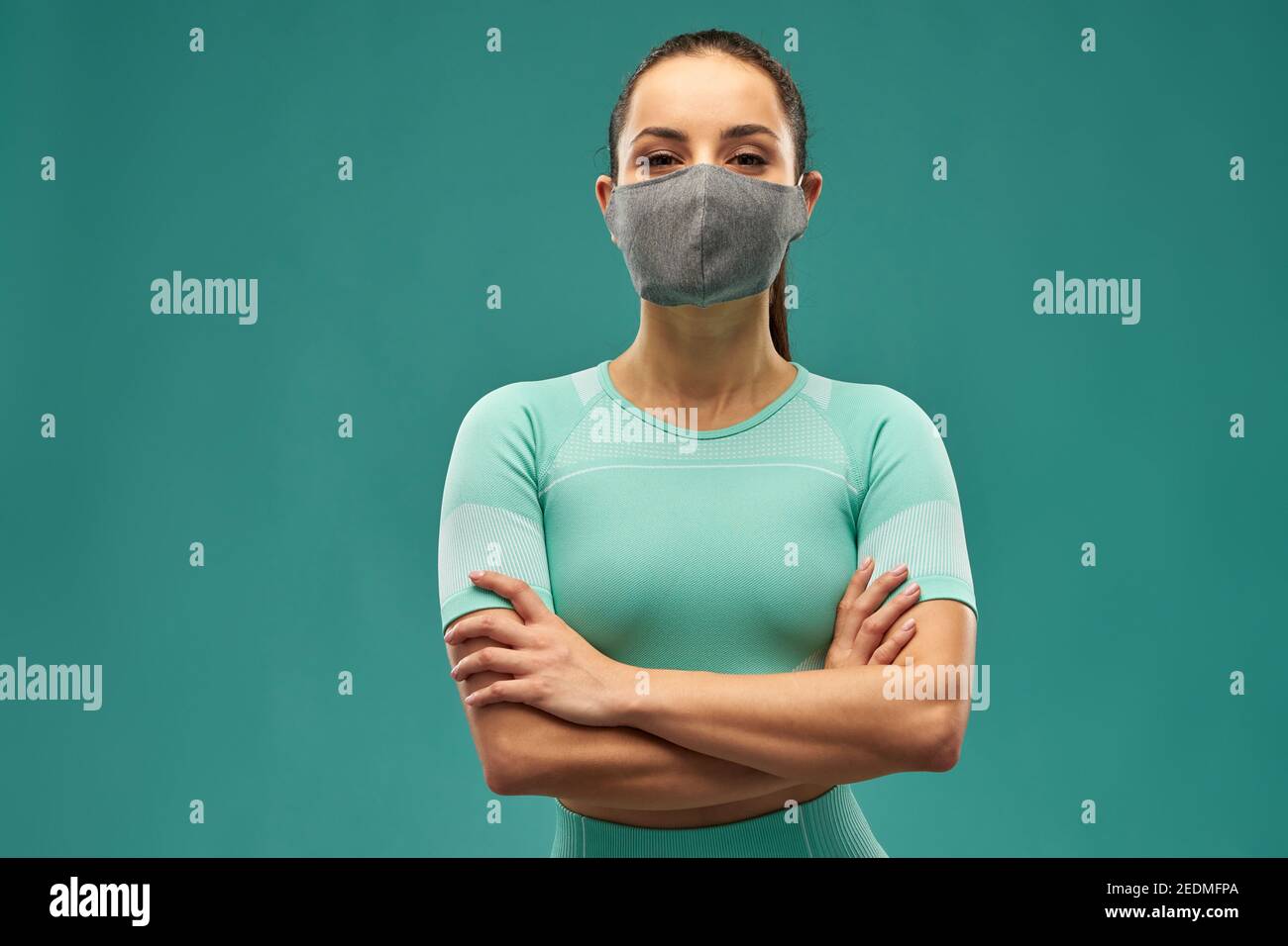 Woman hands over chest hi-res stock photography and images - Alamy