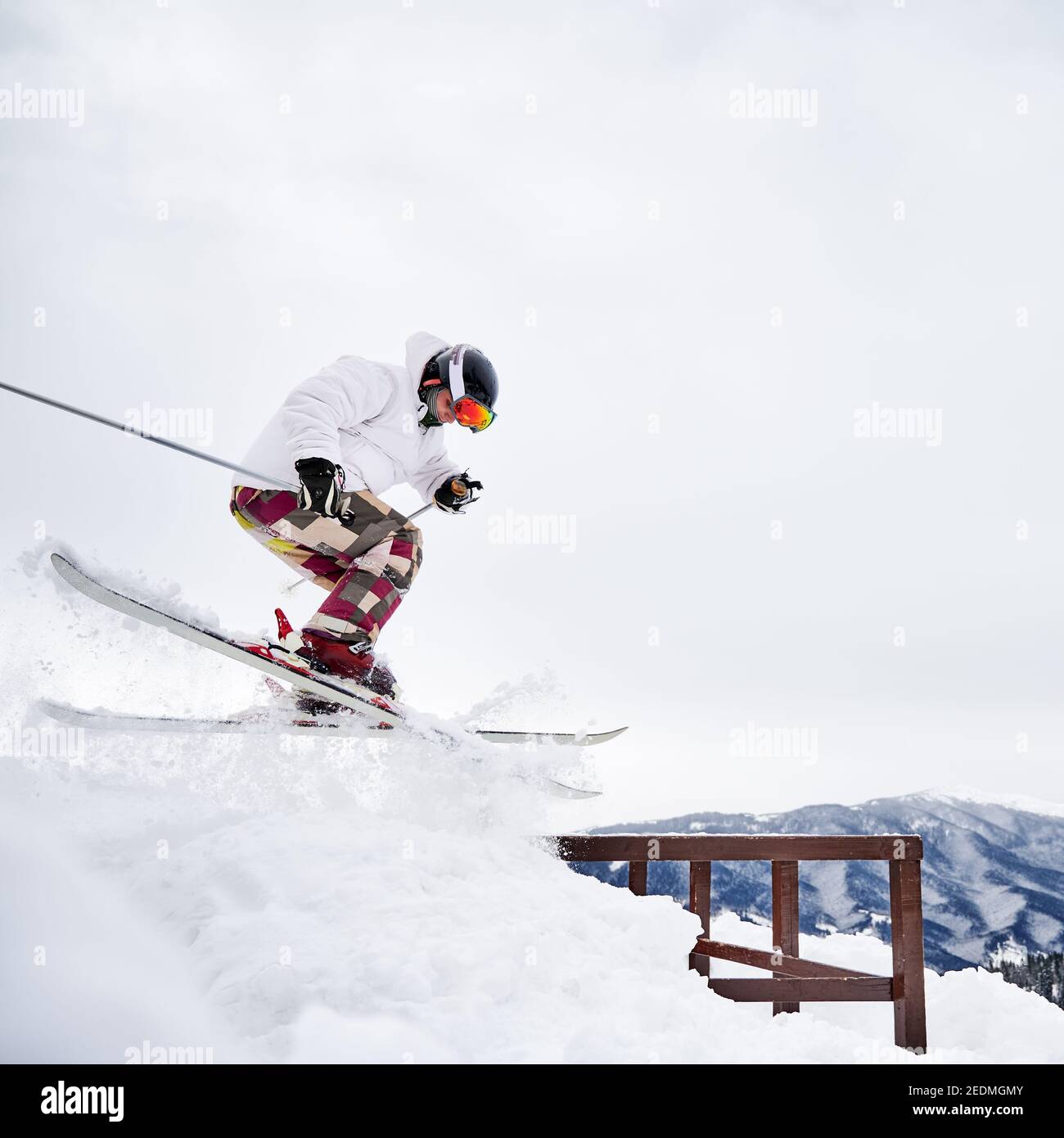 Sliding down snow slope hi-res stock photography and images - Alamy