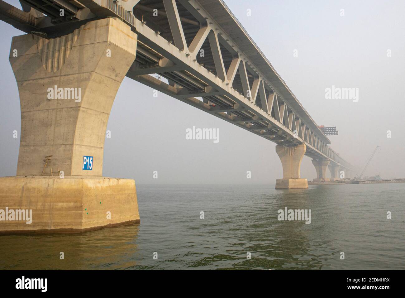 The Padma Bridge is a multipurpose road-rail bridge across the Padma ...