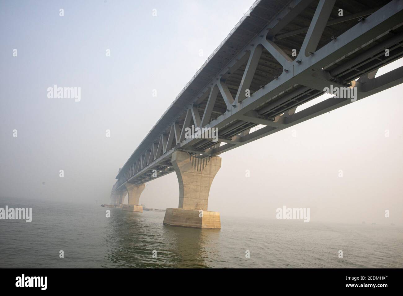 The Padma Bridge is a multipurpose road-rail bridge across the Padma ...