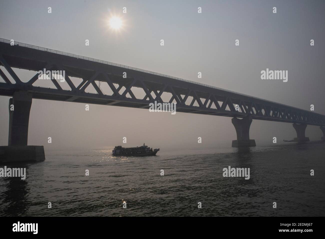 The Padma Bridge is a multipurpose road-rail bridge across the Padma ...
