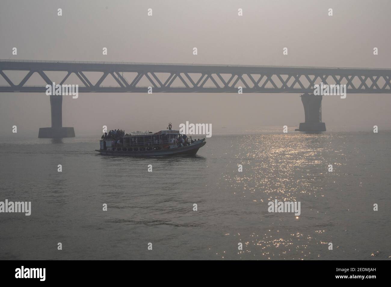 The Padma Bridge is a multipurpose road-rail bridge across the Padma ...