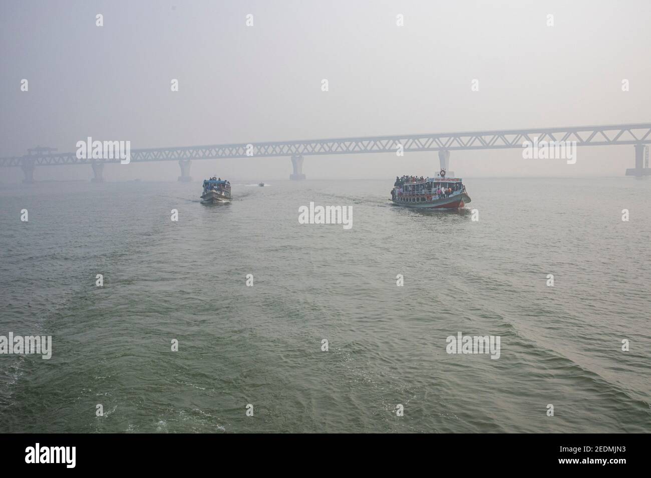The Padma Bridge is a multipurpose road-rail bridge across the Padma ...