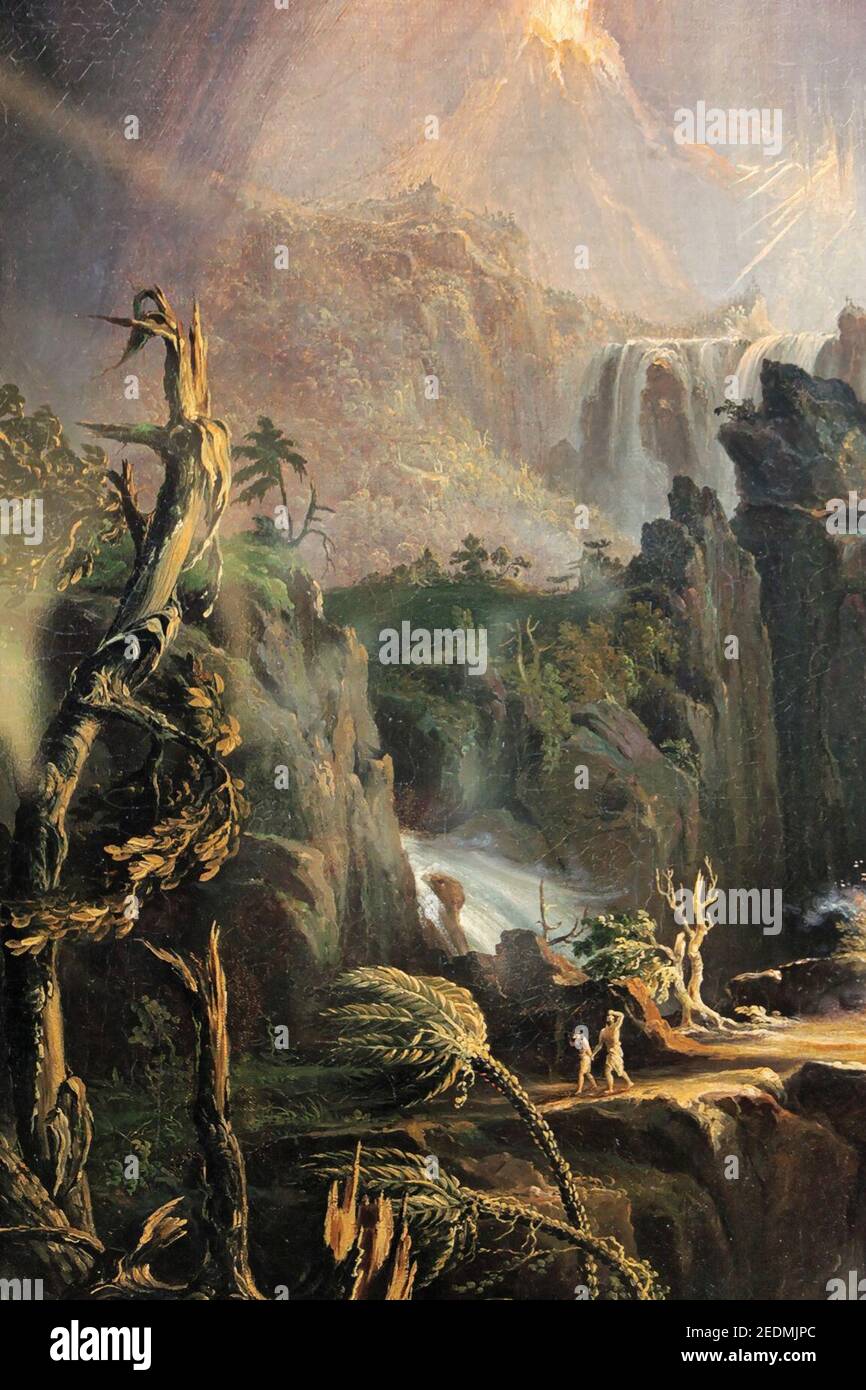 The garden of eden cole hi-res stock photography and images - Alamy