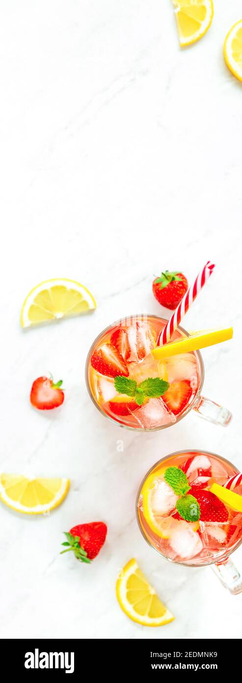 Refreshing cold drinks in Cut Out Stock Images & Pictures - Alamy