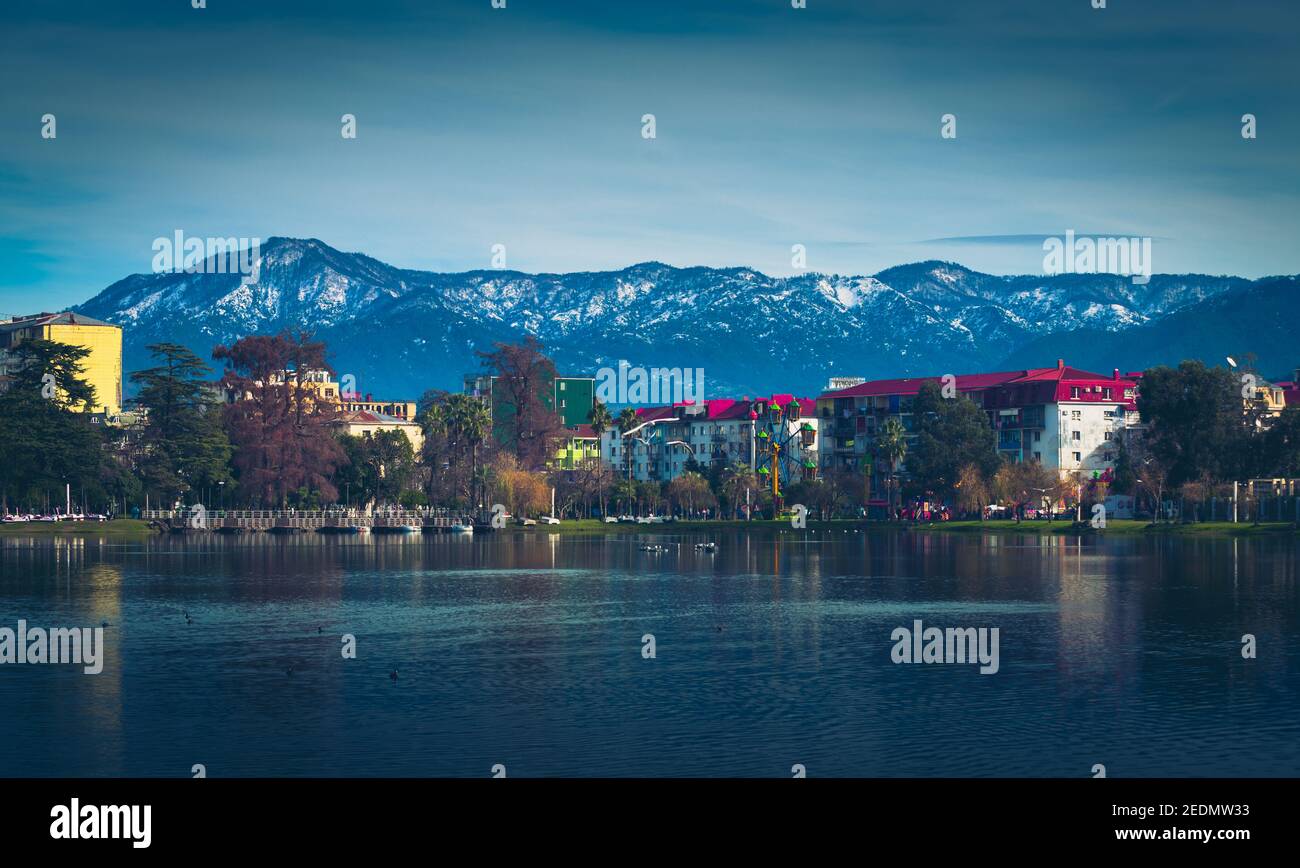 Beautiful modern buildings batumi hi-res stock photography and images ...