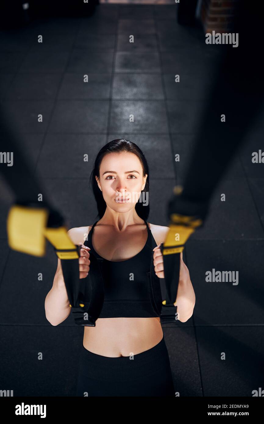 Pull straps hi-res stock photography and images - Alamy