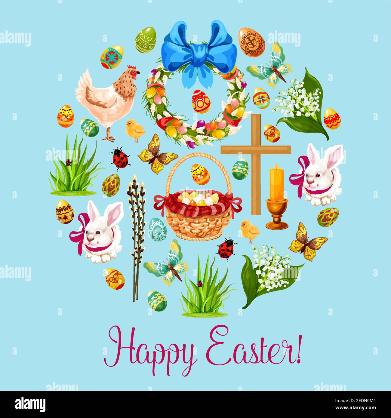 Christian butterfly symbol Stock Vector Images - Alamy