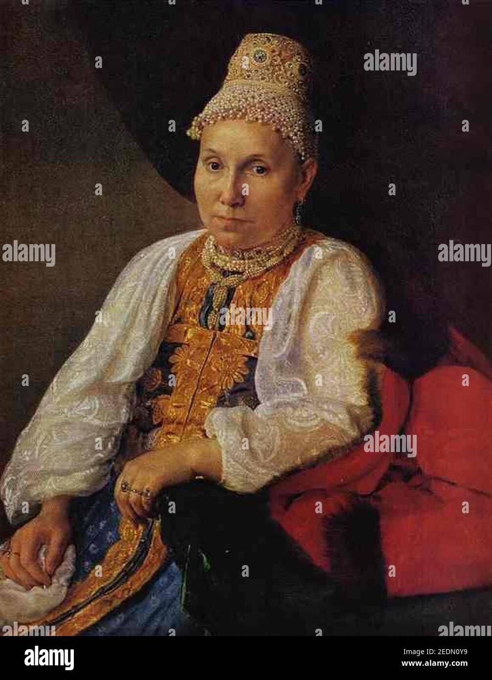 Obraztsova by unidentified painter Stock Photo - Alamy