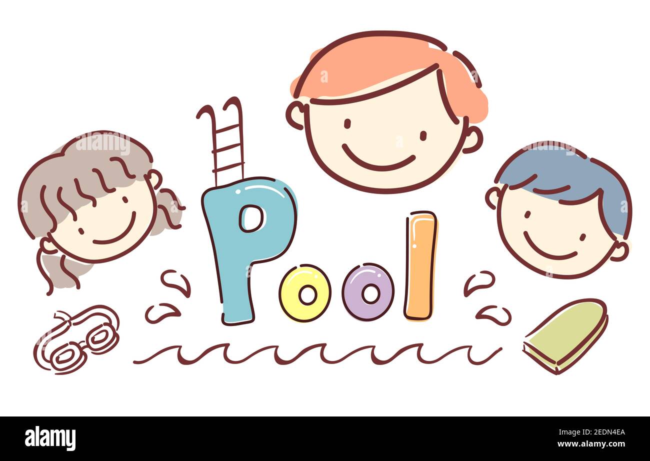 Stickman illustration kids school hi-res stock photography and images ...