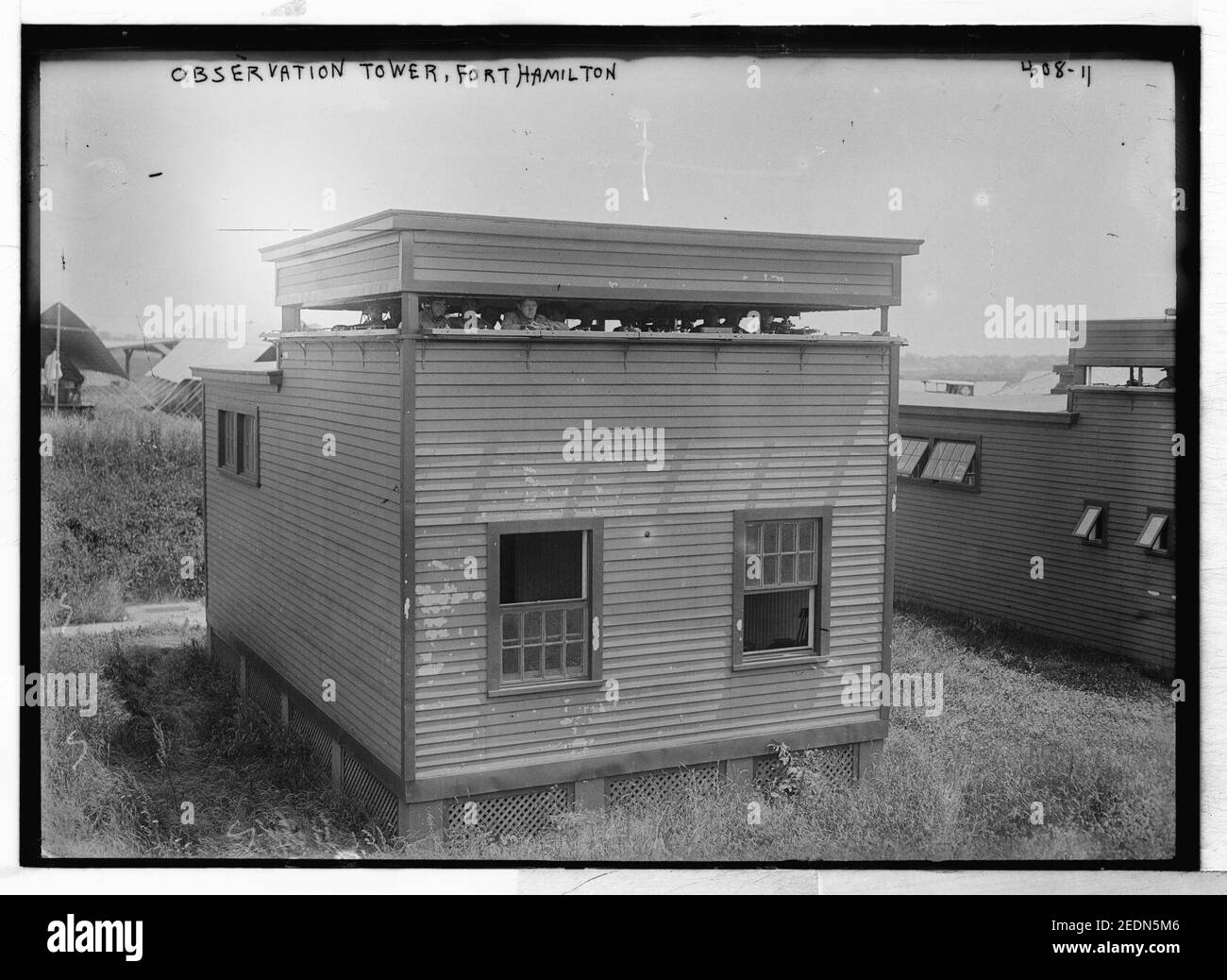 Observation tower, Fort Hamilton Stock Photo - Alamy