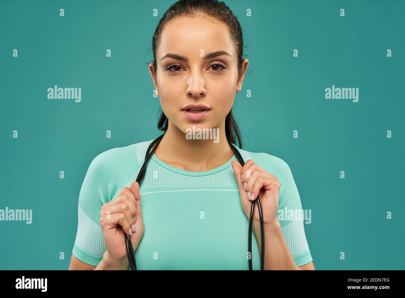 Women neck rope hi-res stock photography and images - Alamy