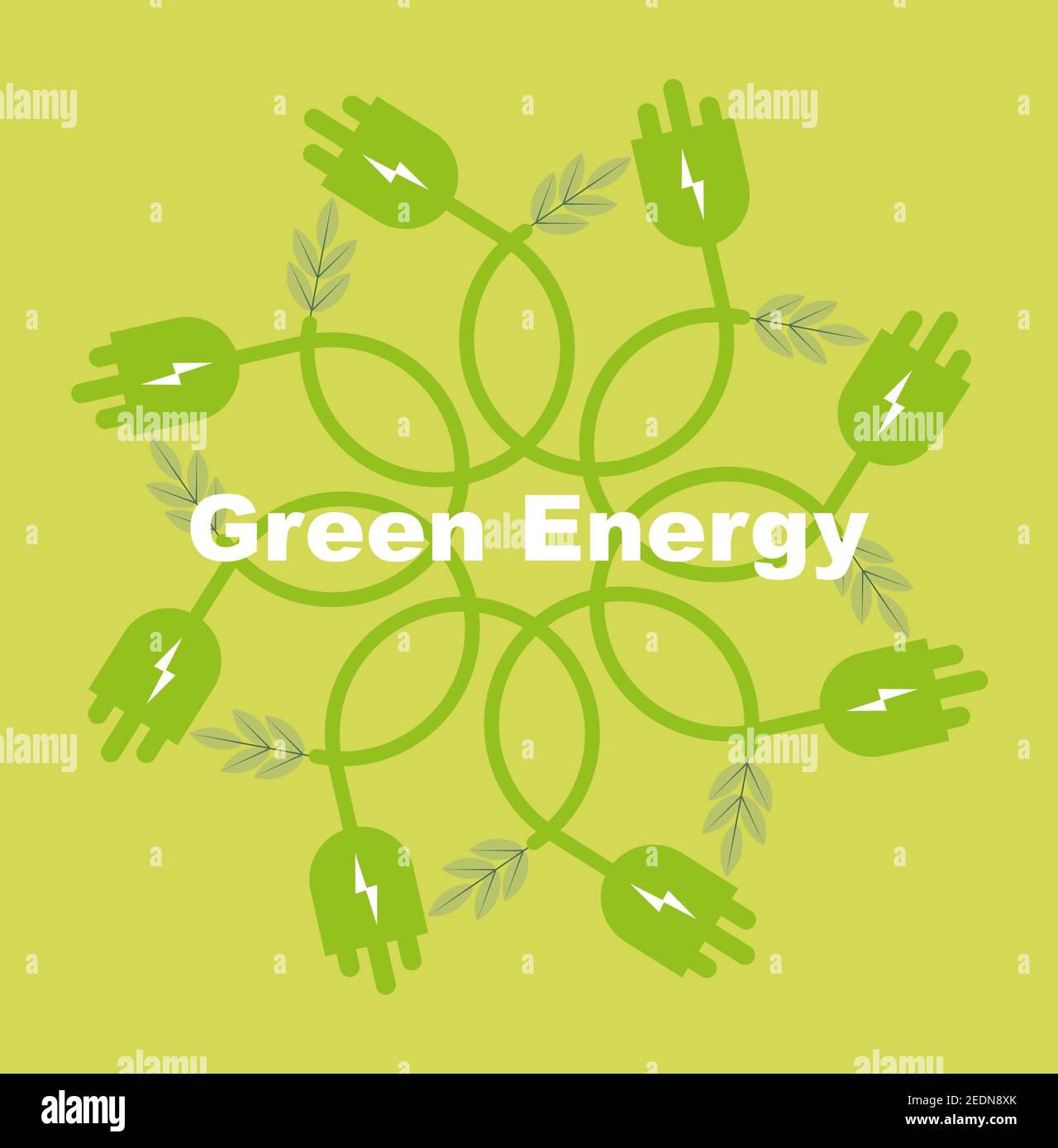 Very green energy Stock Vector Images - Alamy
