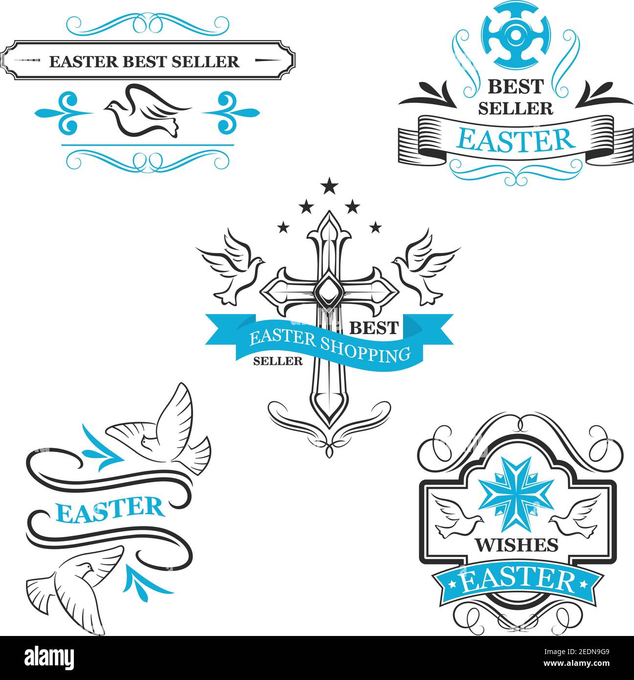 Cross birds Stock Vector Images - Alamy