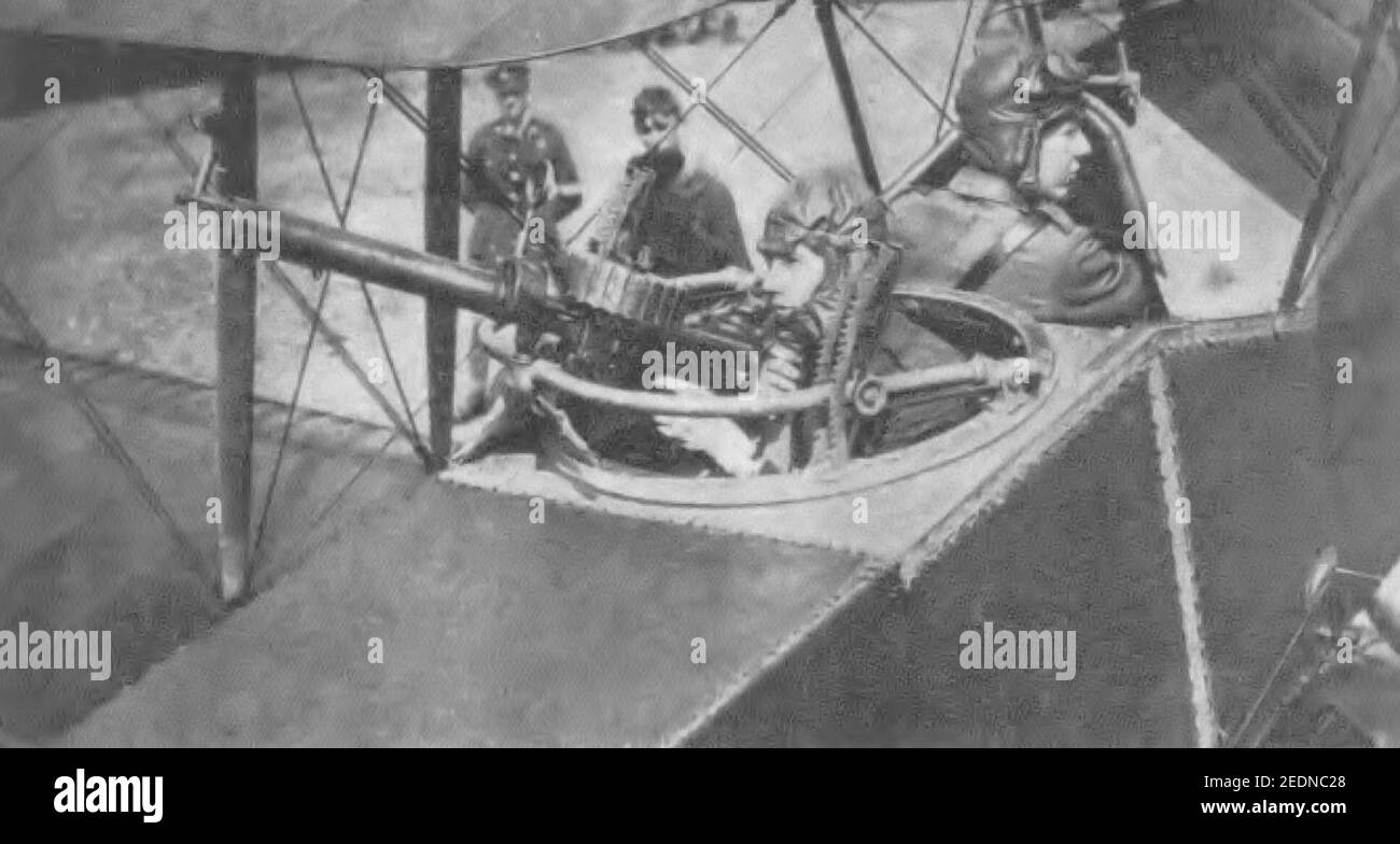 Observer-Gunner training during World War I Stock Photo - Alamy