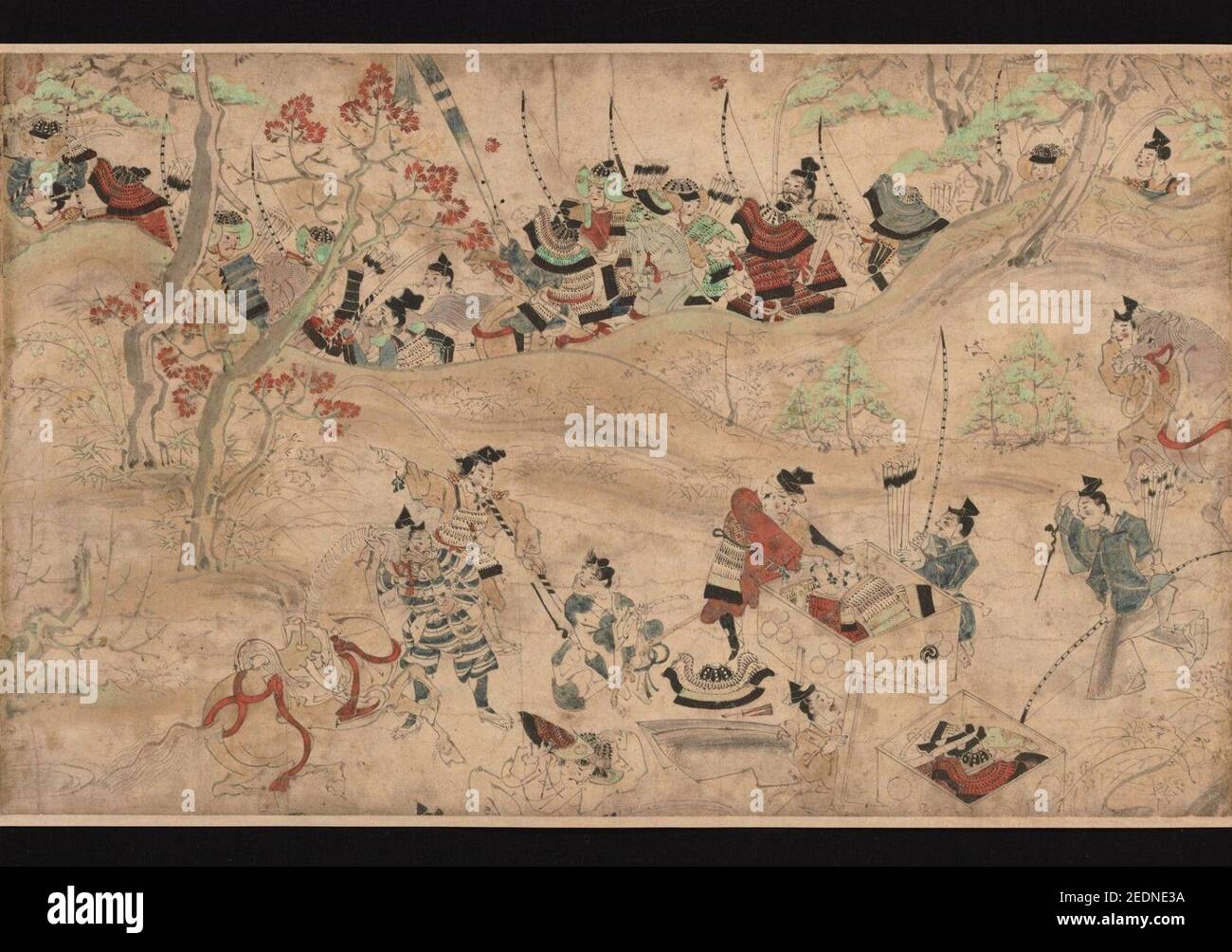 Obusuma Saburo emaki - part 10 Stock Photo - Alamy