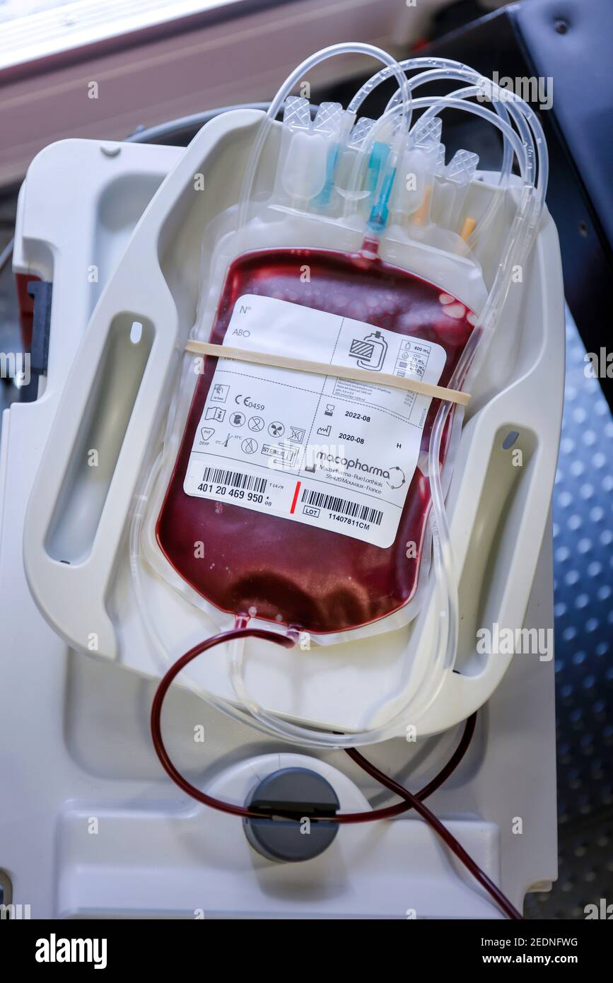 Bags red blood cells hi-res stock photography and images - Alamy