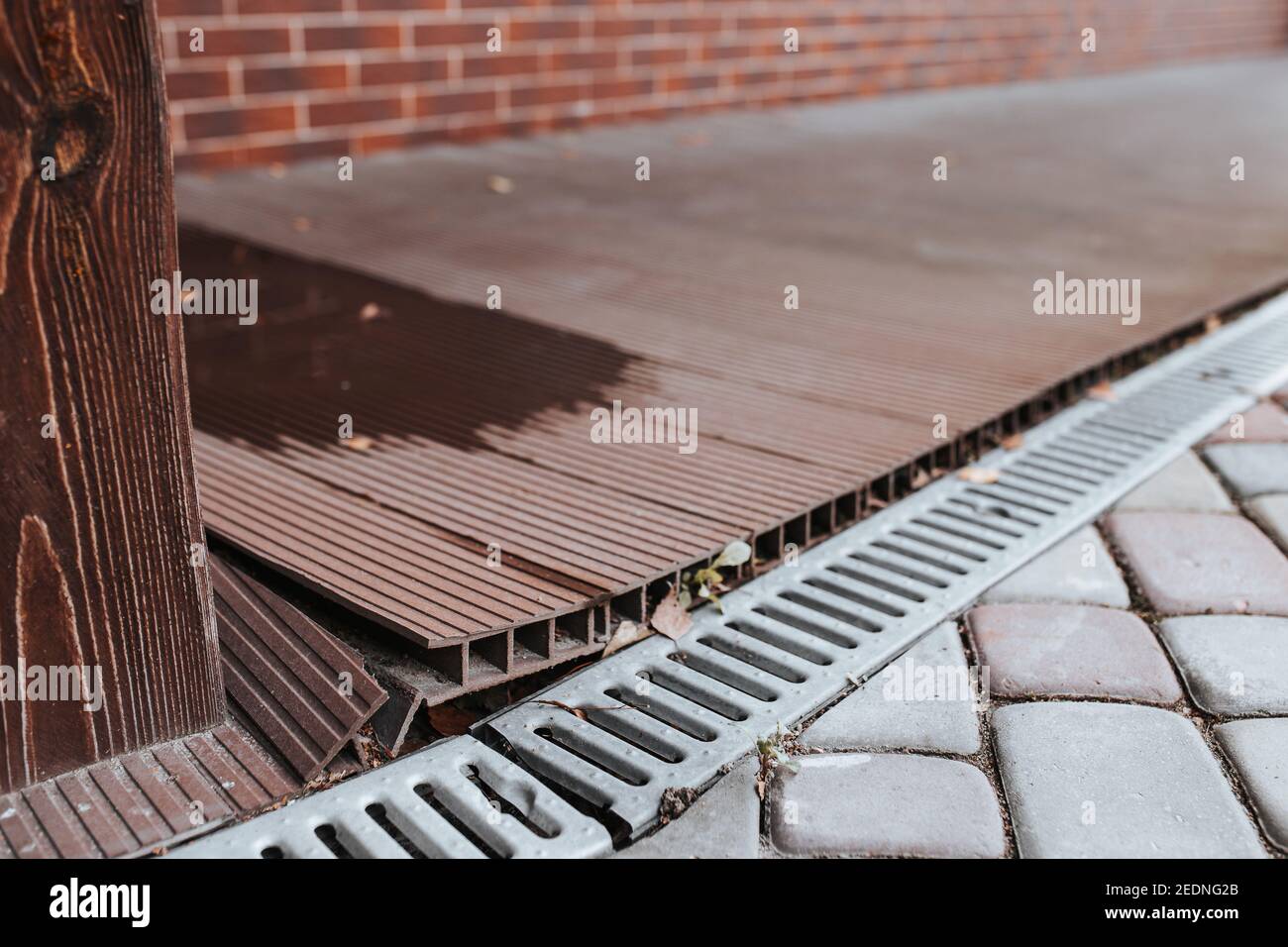 Destroyed decking - dampness and poor-quality installation violation of ...