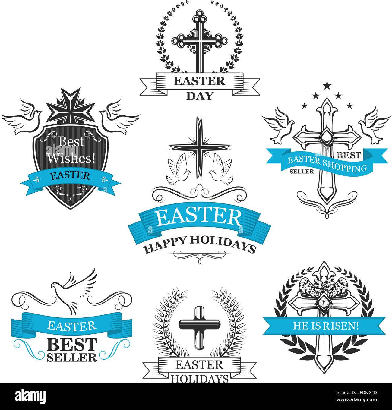 Cross birds Stock Vector Images - Alamy