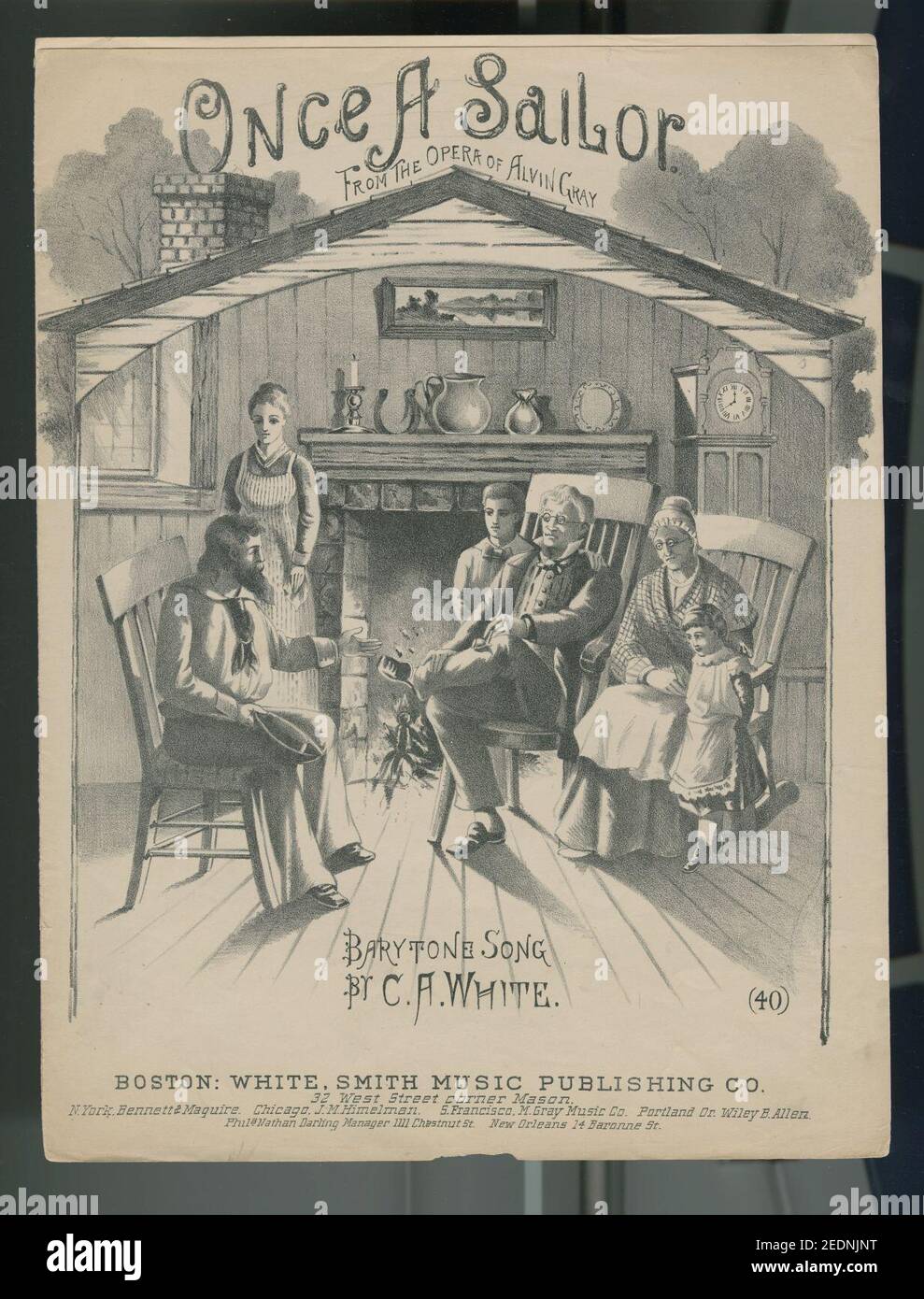 Once a sailor, from the opera of Alvin Gray Stock Photo - Alamy