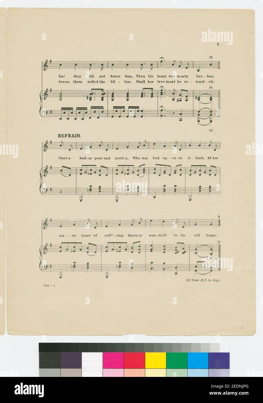 Once a sailor, from the opera of Alvin Gray Stock Photo - Alamy