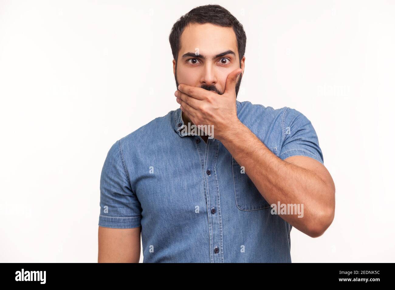 Embarrassed man hi-res stock photography and images - Alamy