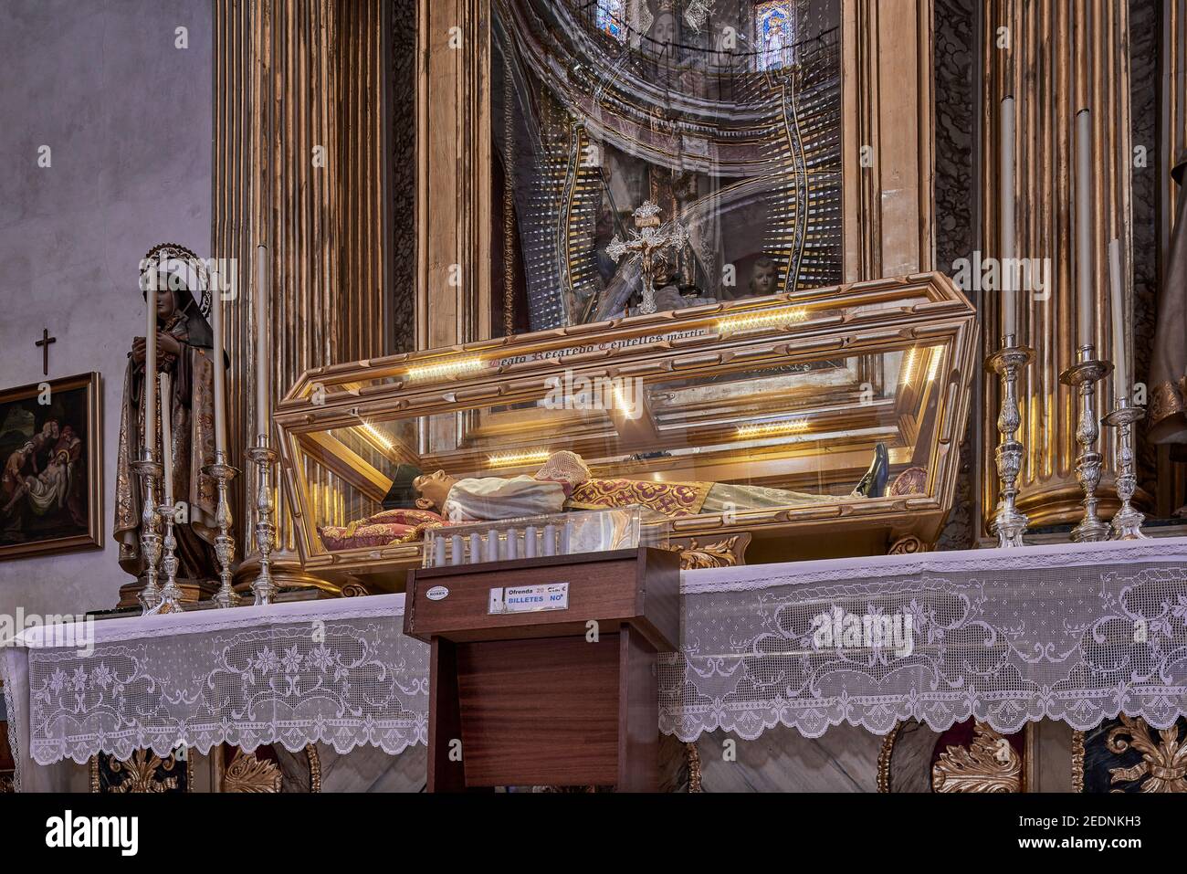 Remains of Blessed Recaredo Centelles, martyr shot by militiamen in the ...