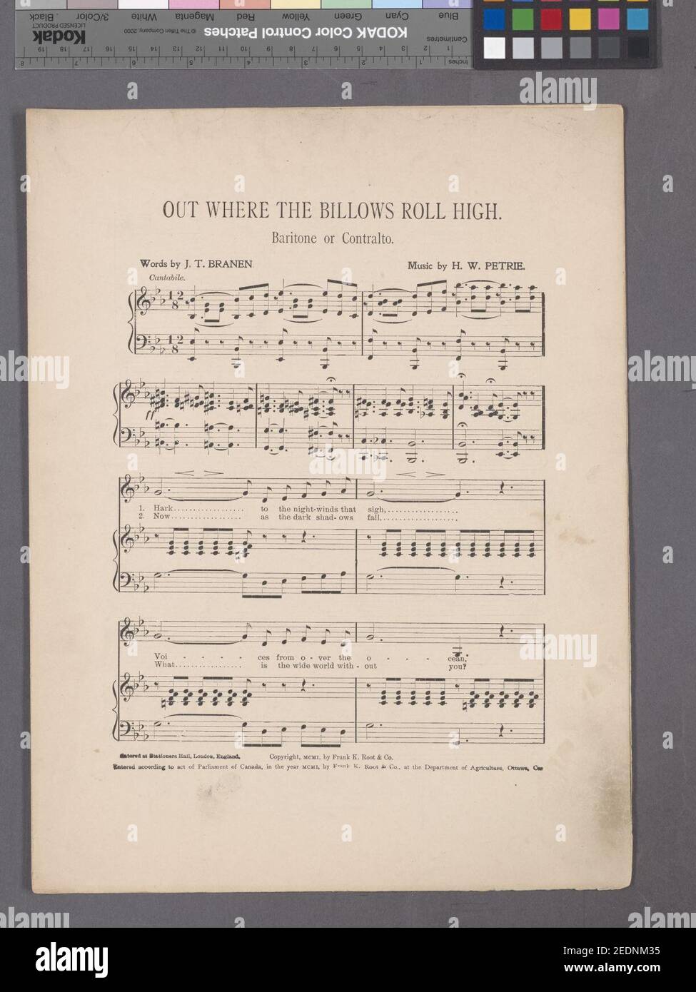 Out where the billows roll high Stock Photo - Alamy