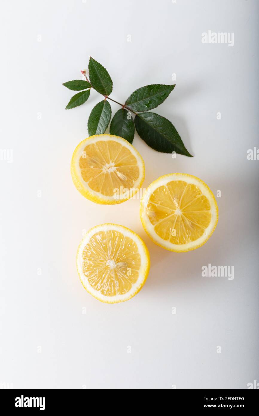 Lemon fruit piece pattern hi-res stock photography and images - Alamy