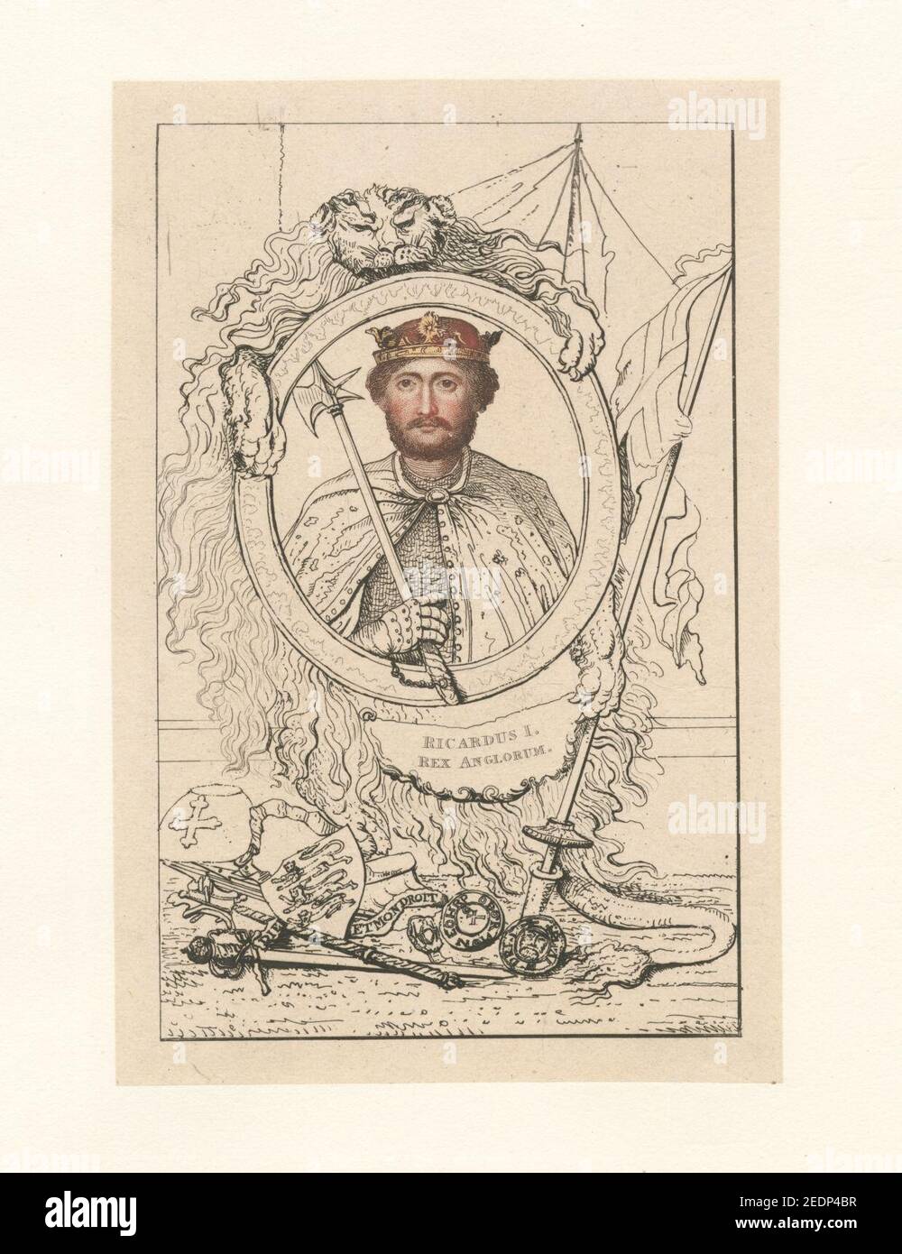Ricardus I, Rex Anglorum Stock Photo - Alamy