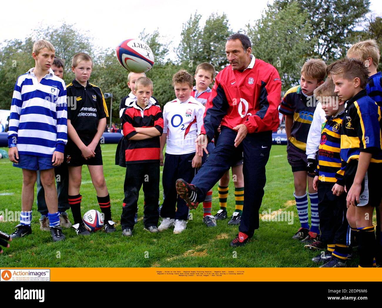 Rugby coach kids hi-res stock photography and images - Alamy