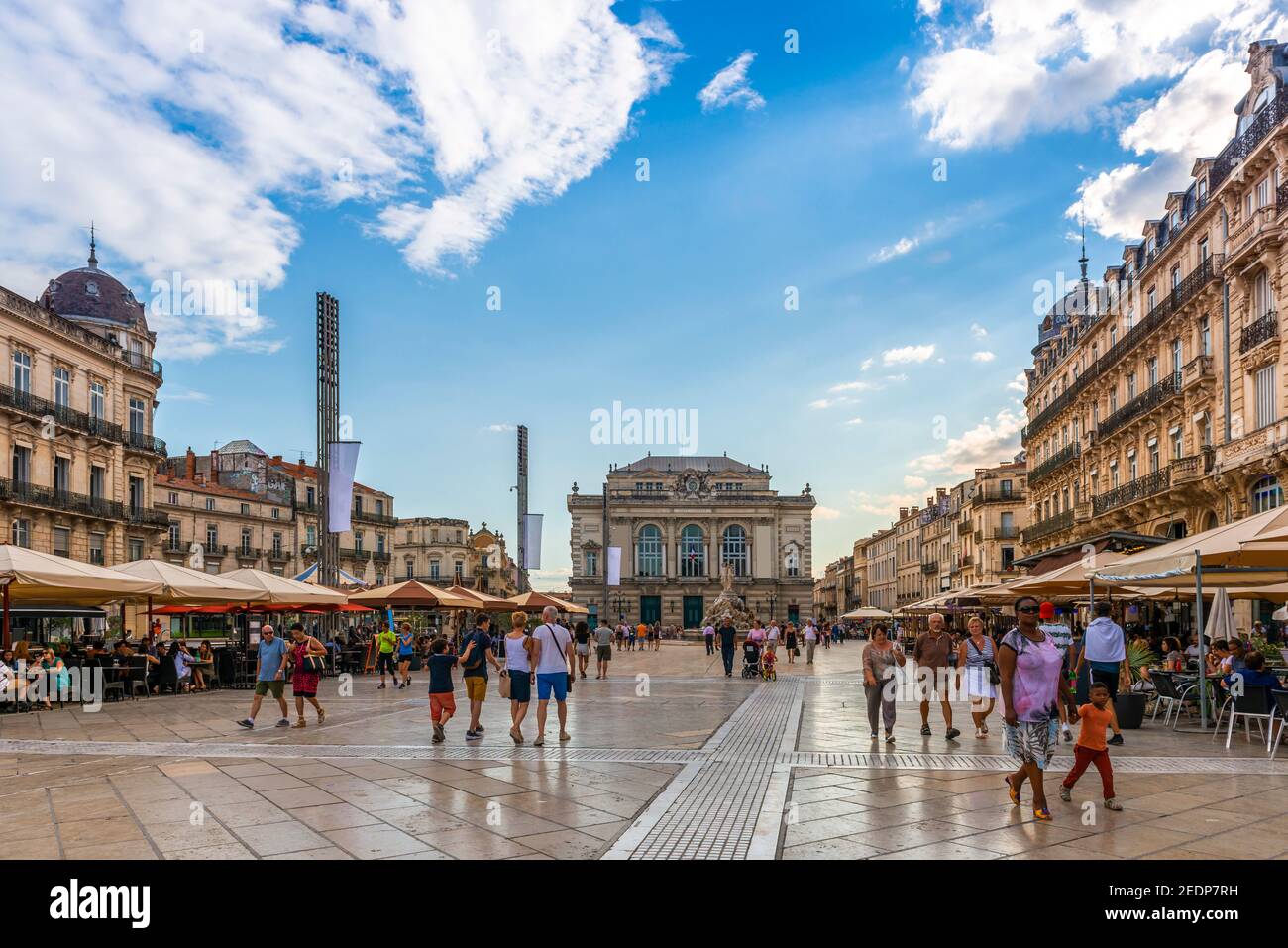 Theater of the Place de Comédie, the most important square in ...