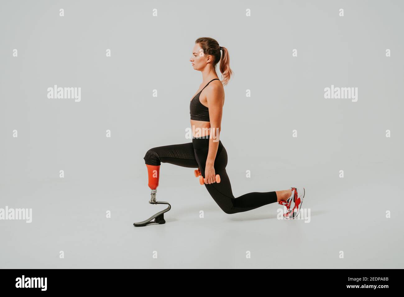 Beautiful young woman with amputation - Pretty and confident woman with ...