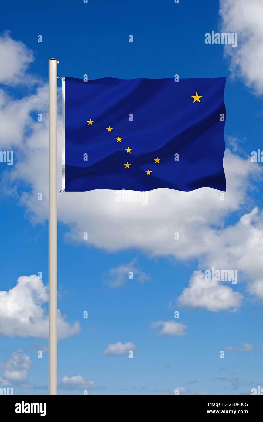 Flag of alaska hi-res stock photography and images - Alamy