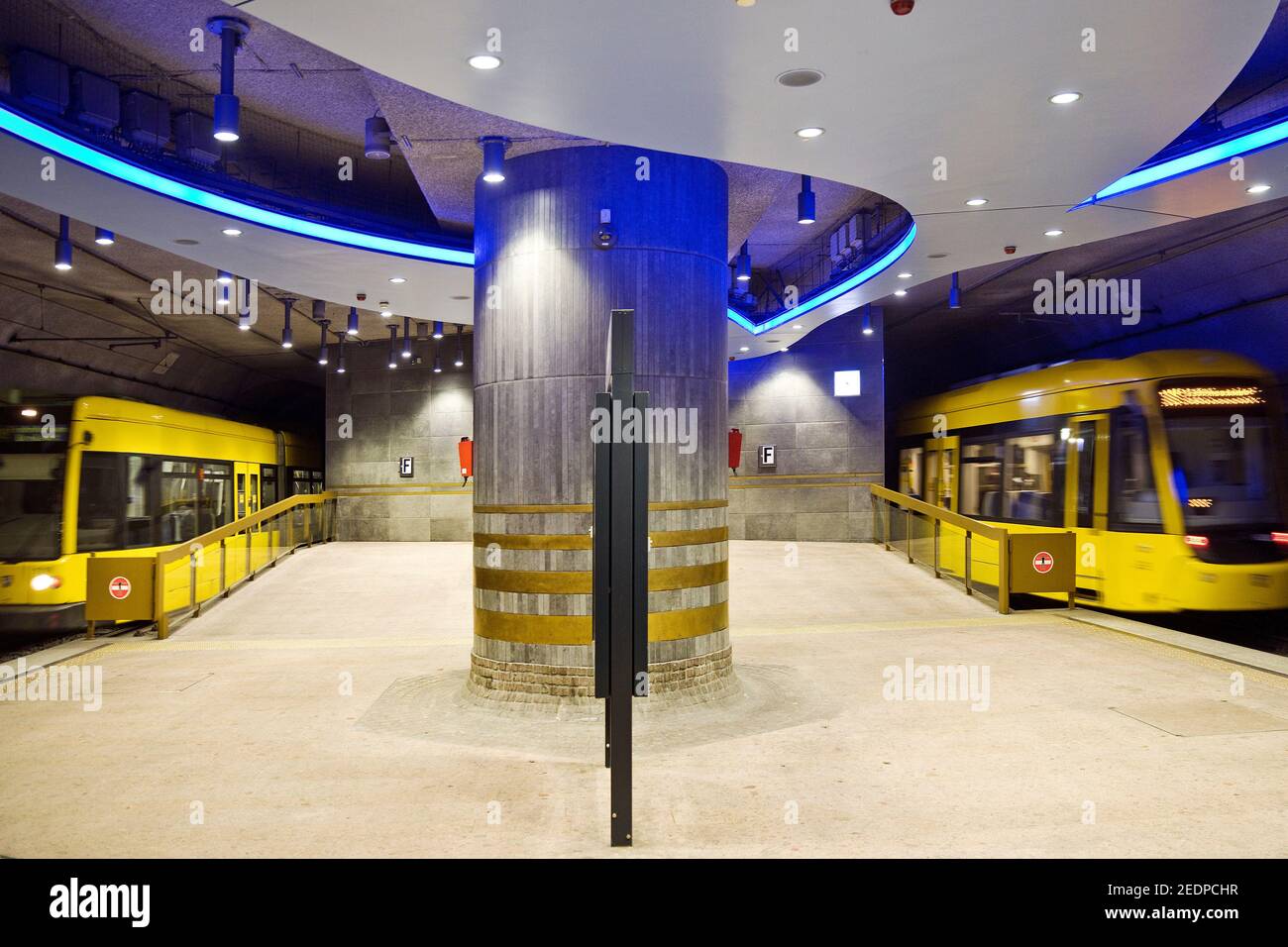 subway station Berliner Platz in Essen, Germany, North Rhine-Westphalia ...