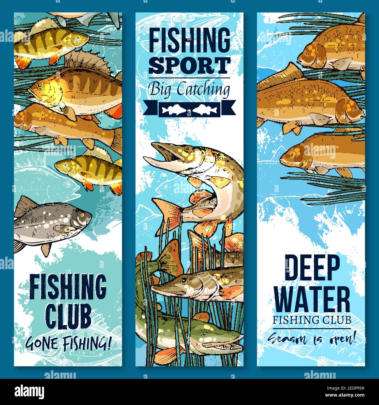 Fishing competition Stock Vector Images - Alamy