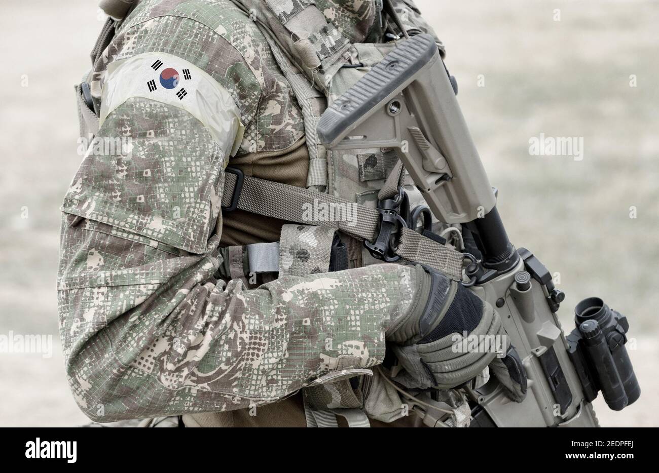 Military south korea army training hi-res stock photography and images ...