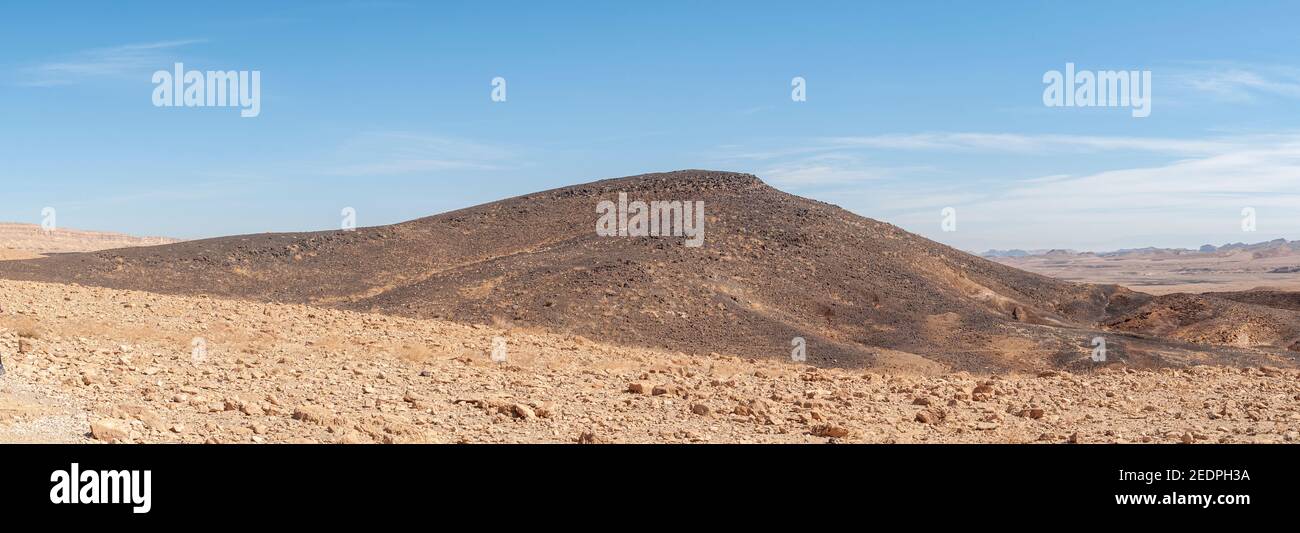 Makhtesh Ramon a geological feature of Israel's Negev desert. Located ...