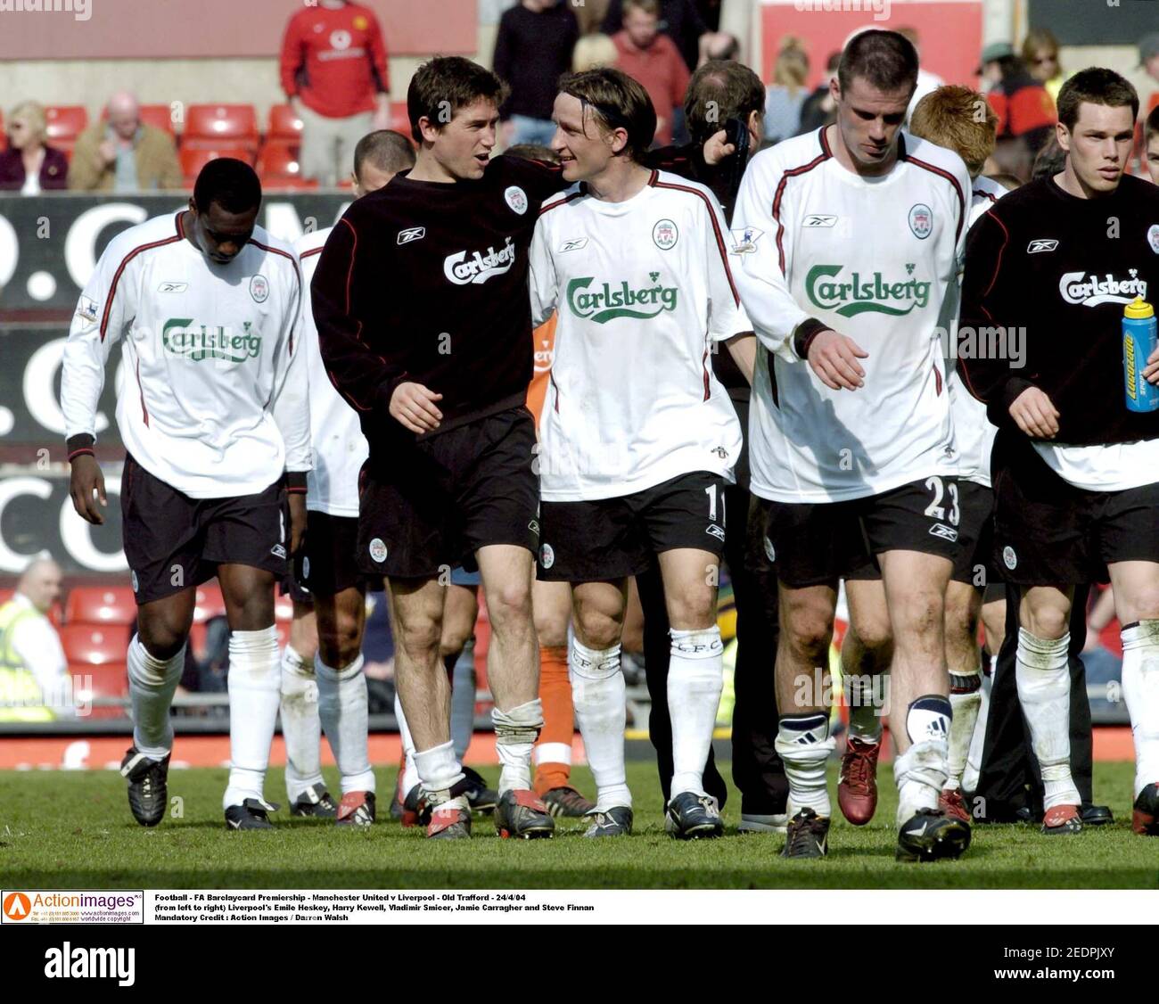 Liverpools from left right jamie carragher hi-res stock photography and ...