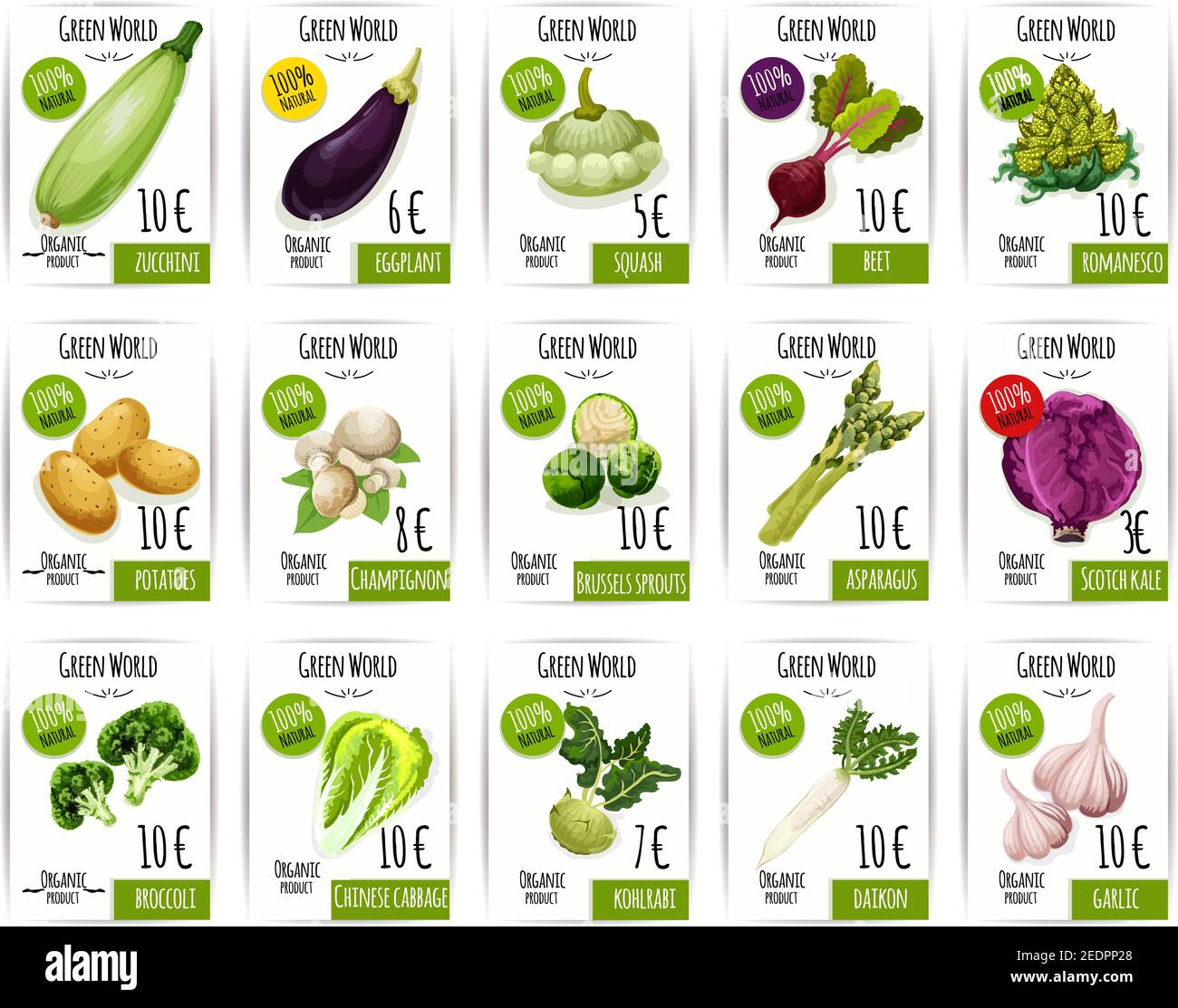Food prices label Stock Vector Images - Alamy