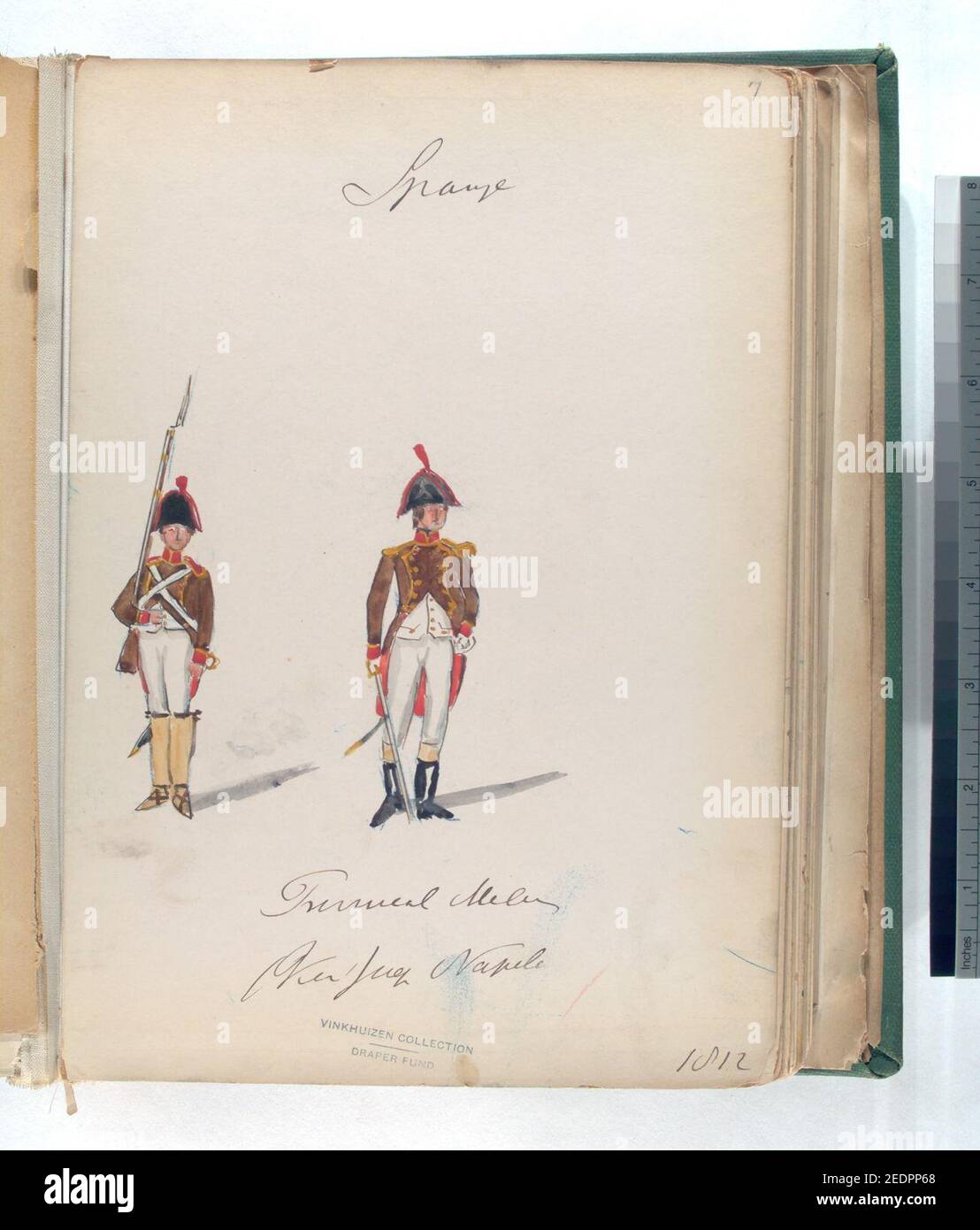 Spanje. (Guard), King Joseph Napoleon. 1812 Stock Photo - Alamy