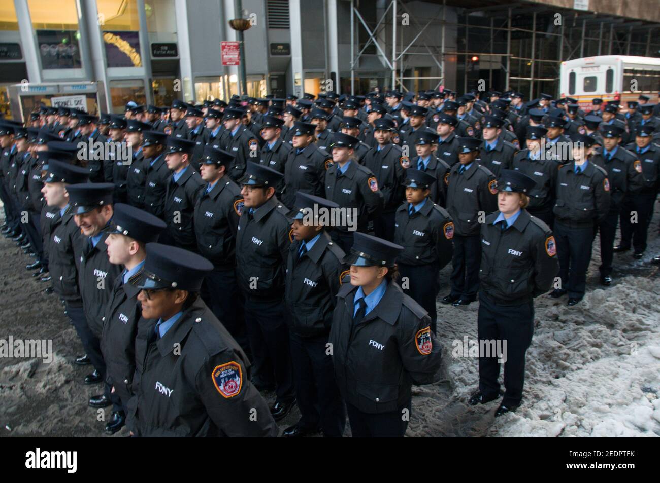 Fire department on Parade in New York Stock Photo - Alamy