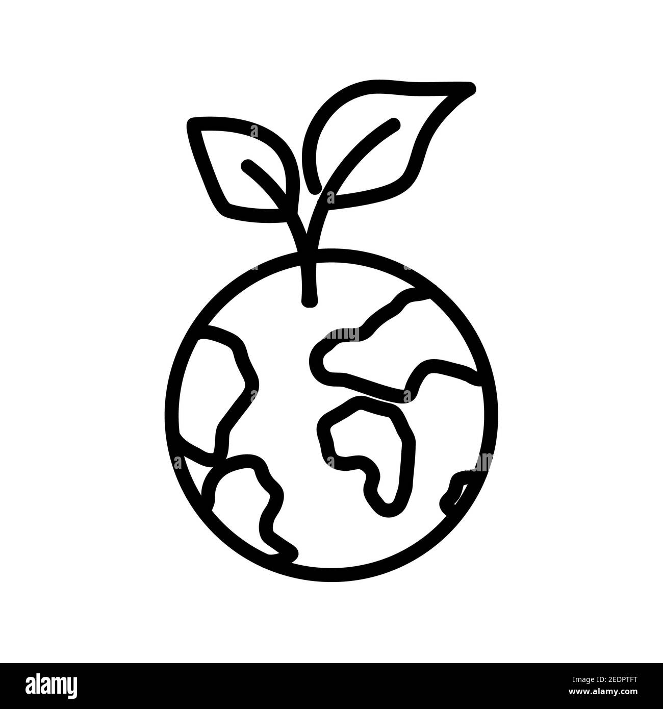 Green planet flat icon. Pictogram for web. Line stroke. Isolated on ... Green planet flat icon. Pictogram for web. Line stroke. Isolated on ...