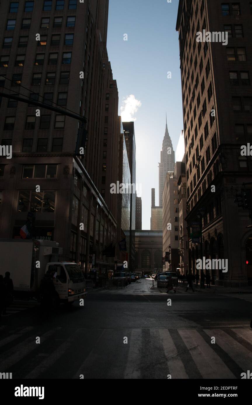 concrete city NEW York buildings Stock Photo - Alamy