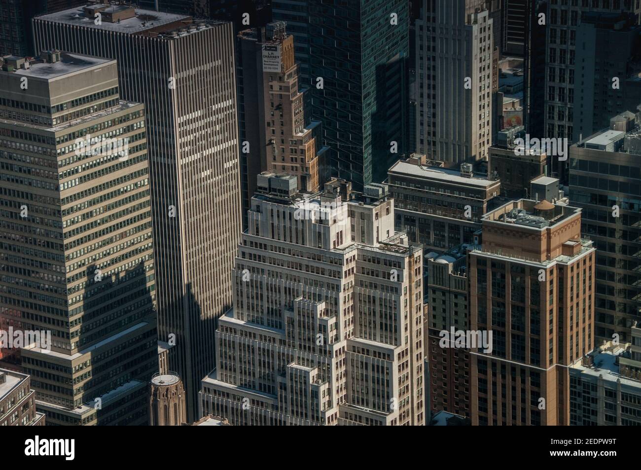 New York Down town view sky lines Stock Photo - Alamy